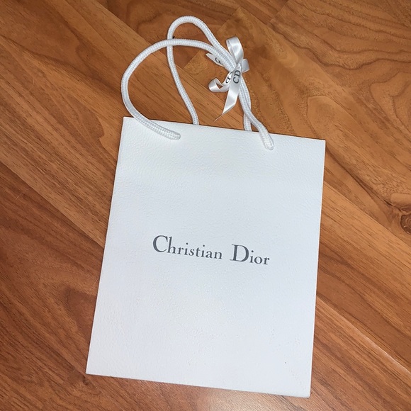 Dior | Bags | Christian Dior Paper Shopping Bag With Ribbon | Poshmark